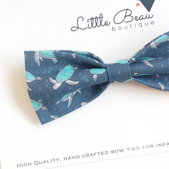 Turtle Bow Ties Adjustable Bow Ties Boys Bow Ties Toddler | Etsy