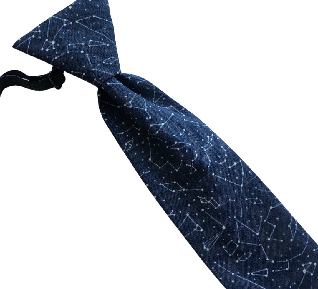 Stars Neckties | Navy Ties | Constellation Ties, Space Theme Ties, Boys ...