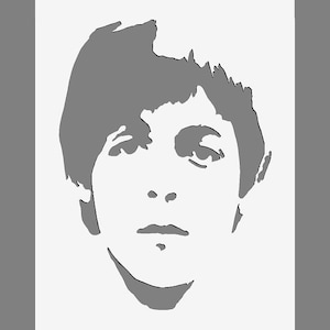 Stencil Pop Icon, Fab 4, John Lennon, Paul Mccartney, Yellow Submarine ...