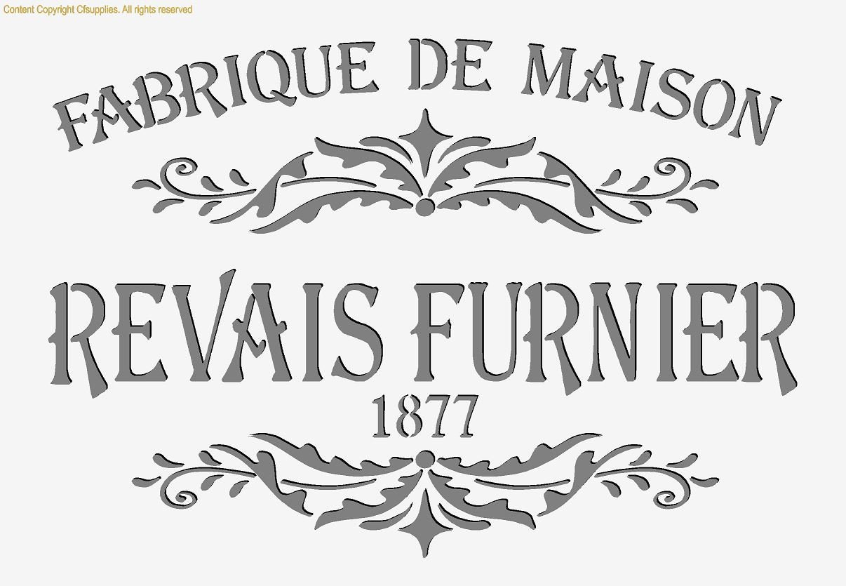 Vintage French Stencil Shabby Chic Paint Stencil for Walls - Etsy UK