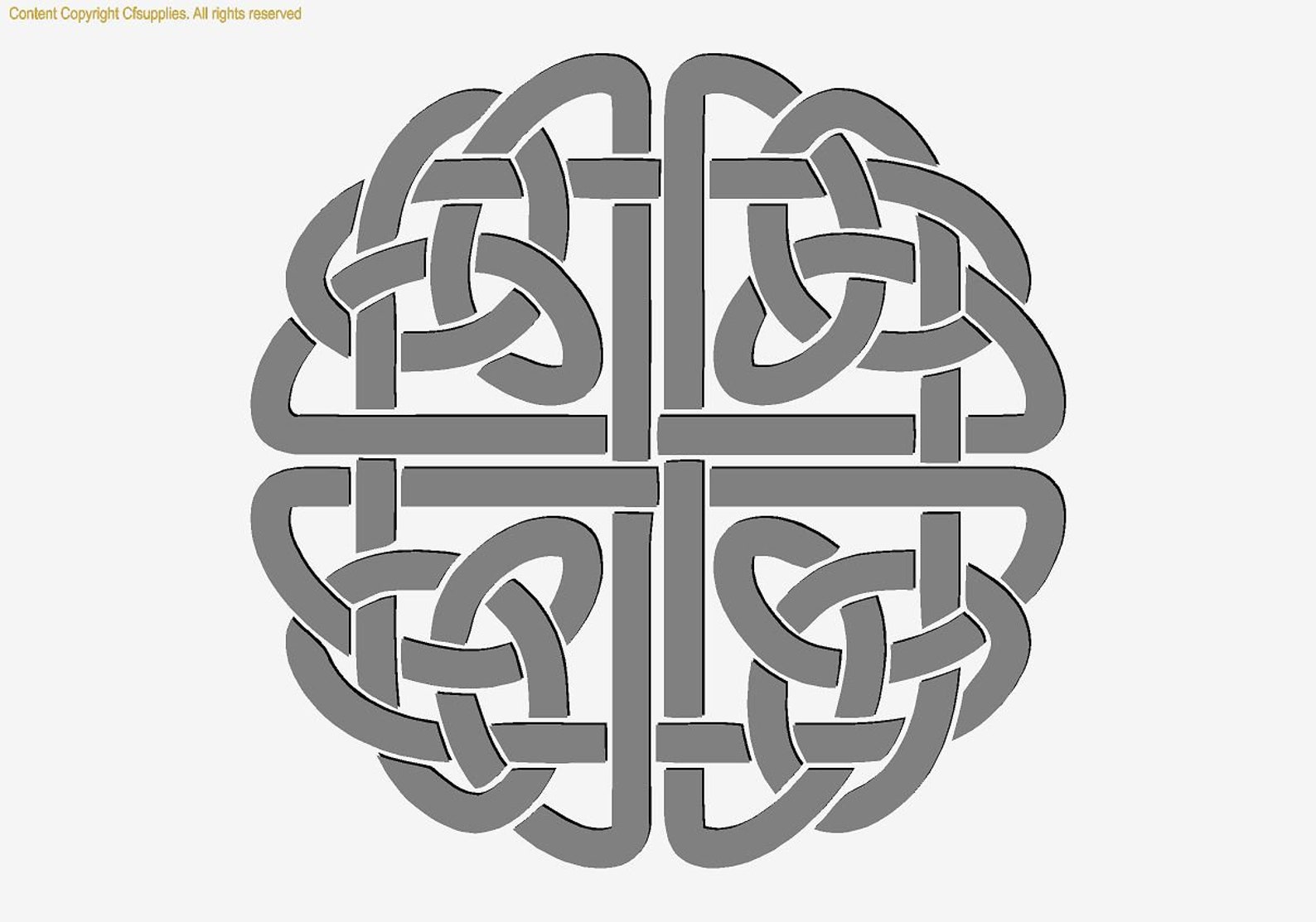 Celtic Knot Stencil in A3/A4/A5 Sheet Sizes Thicker 190 - Etsy UK