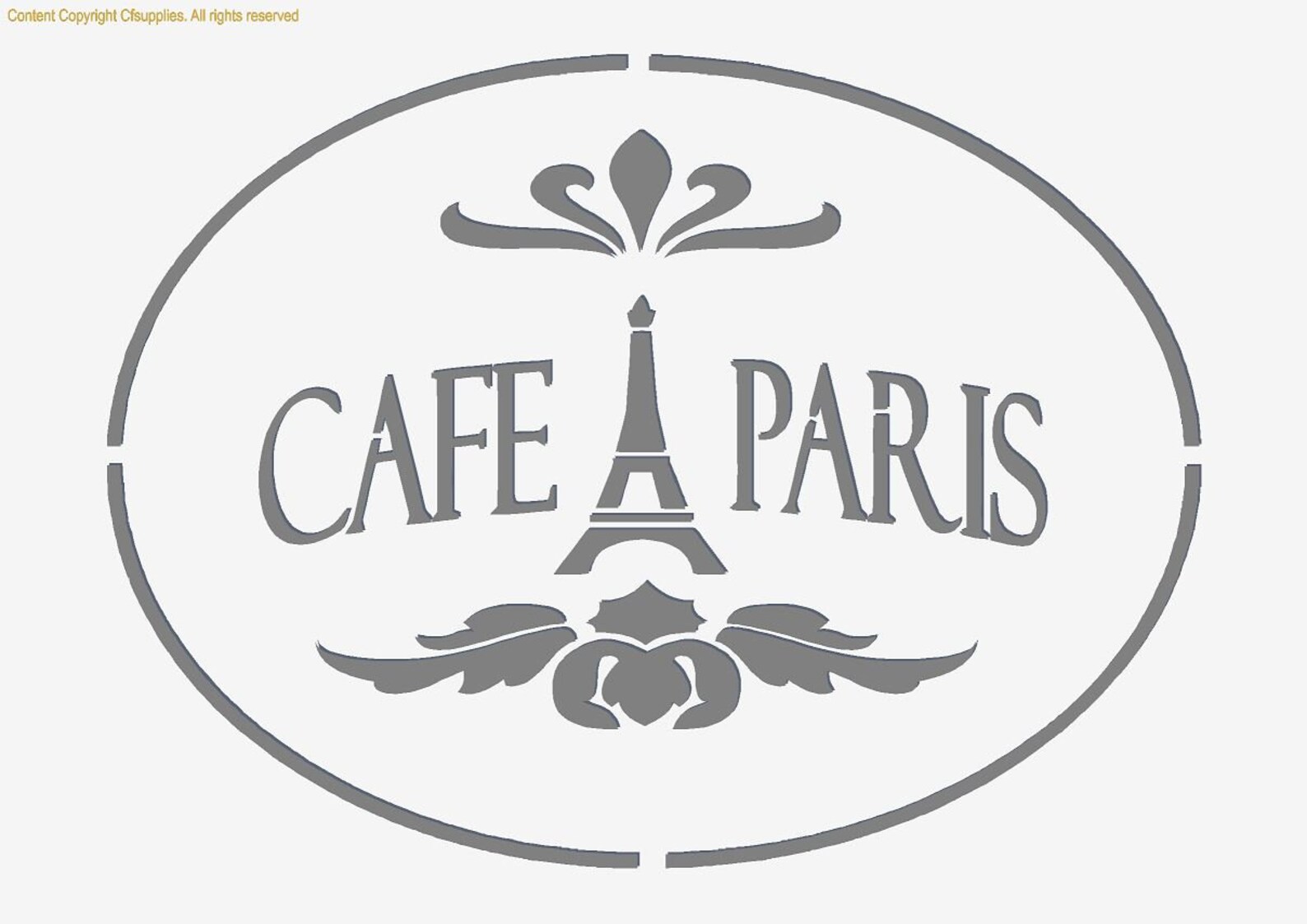 Vintage French Stencil Shabby Chic Paint Stencil for Walls - Etsy UK