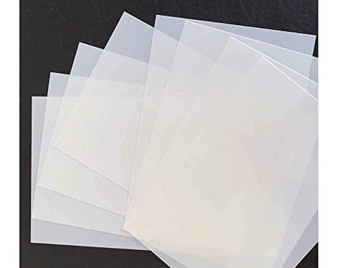 Mylar Sheets - 10pcs Plastic Stencil Sheets - 0.2mm Transparant A4 or ...