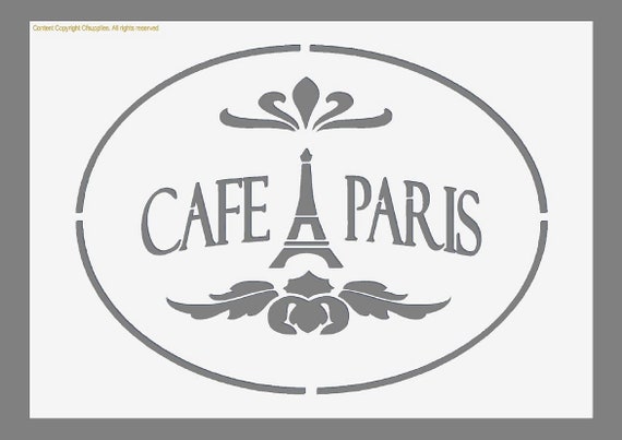 Vintage French Stencil Shabby Chic Paint Stencil for Walls - Etsy UK
