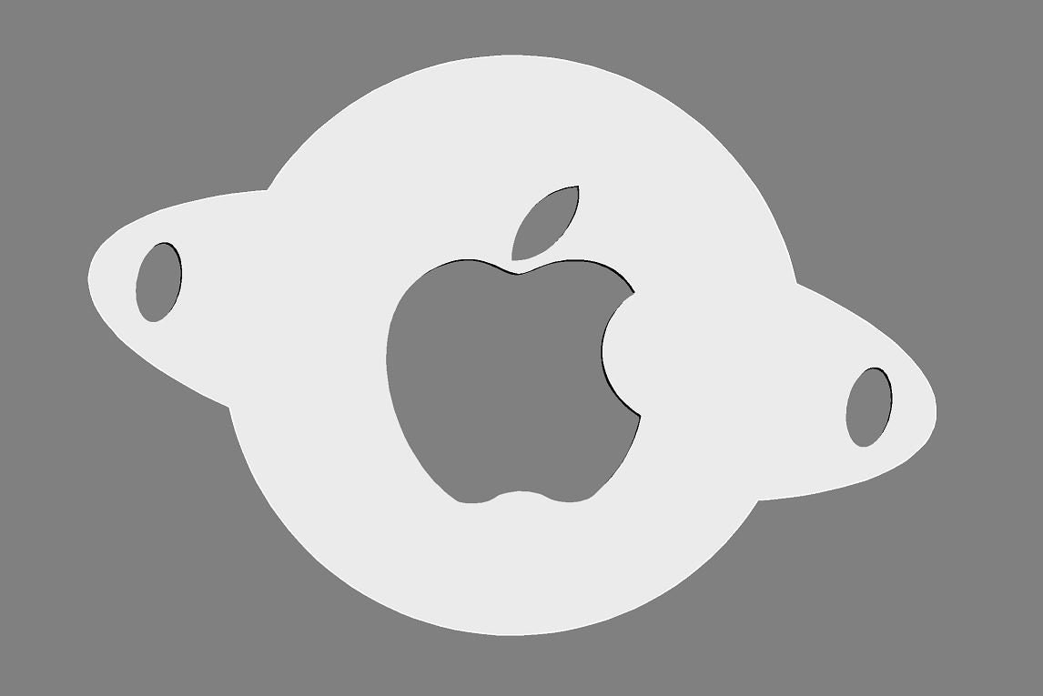 Apple Logo Stencil
