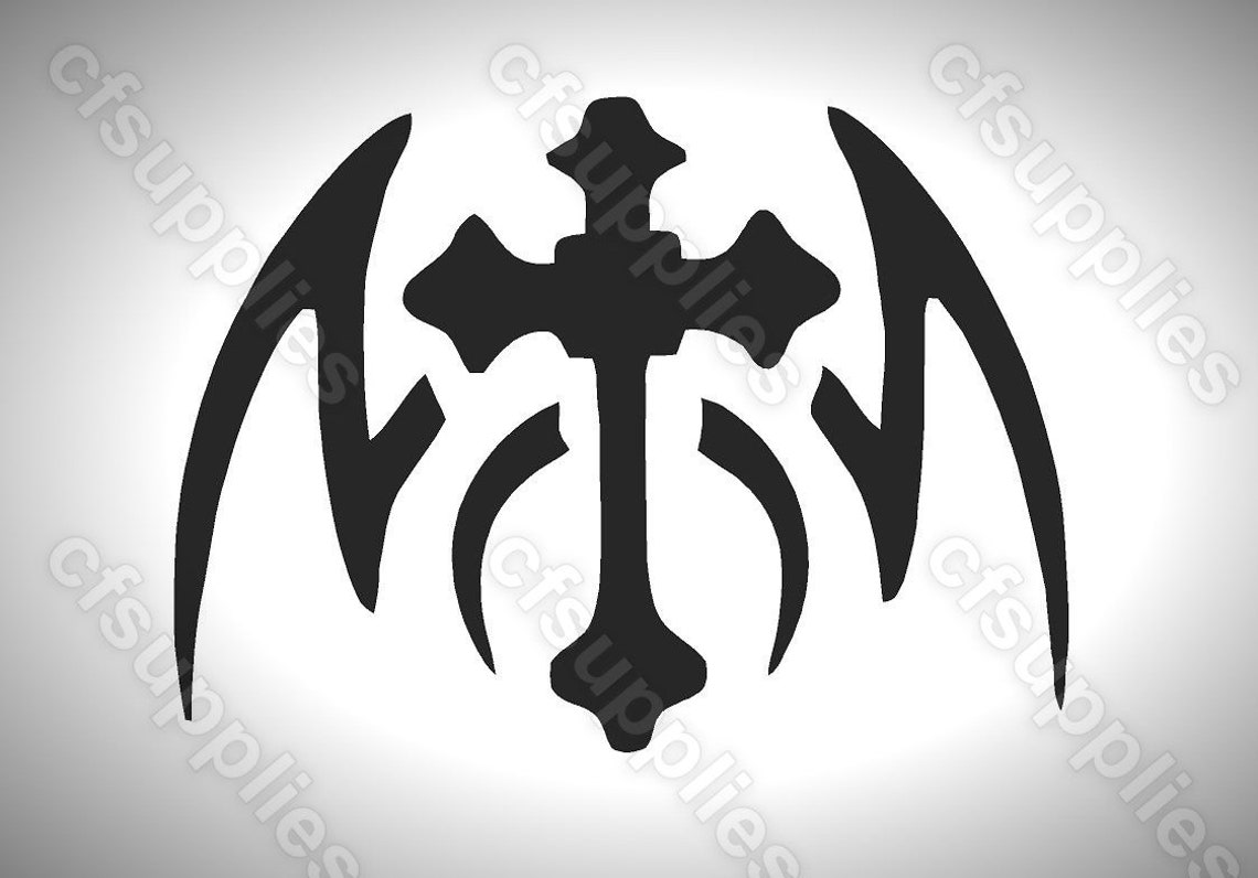 Gothic Cross Stencil in A3/A4/A5 Sheet Sizes Thicker 190 | Etsy UK