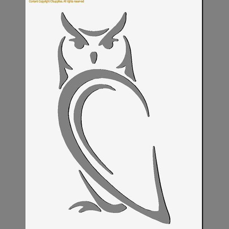Owl Stencils - Etsy