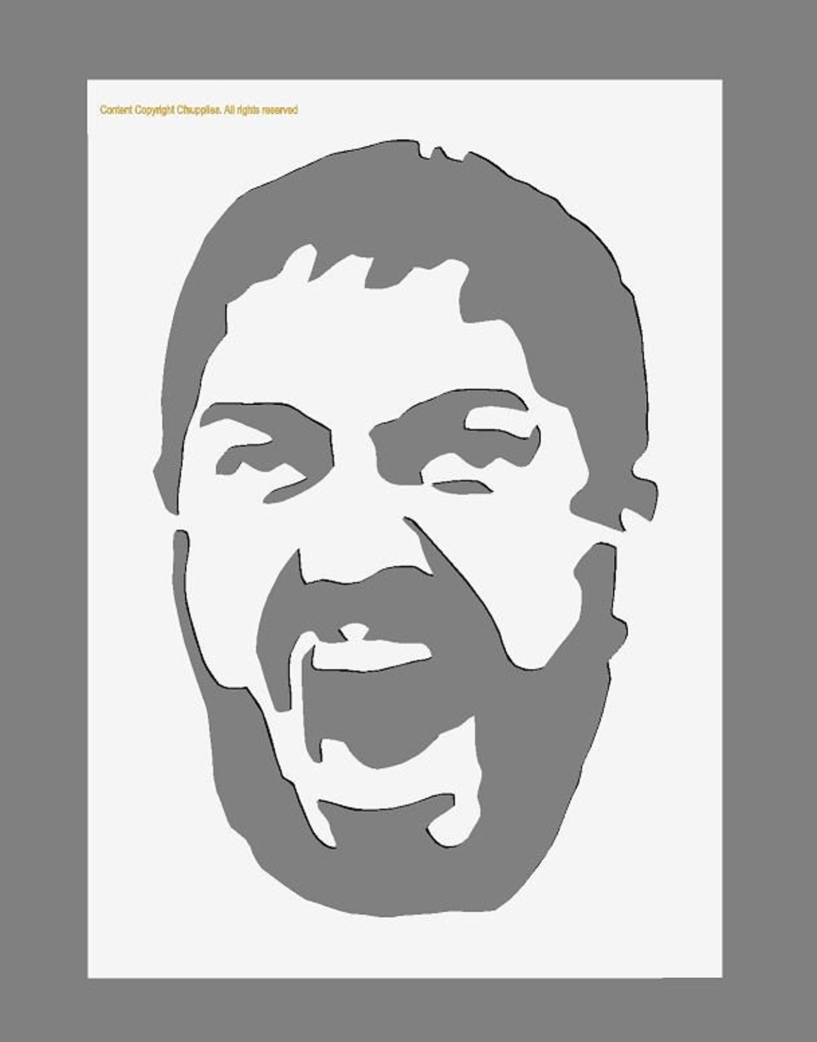 Sparta Stencils in A3/A4/A5 Sheet Sizes Thicker 190 Micron - Etsy