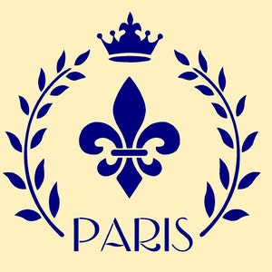 Vintage French Stencil | Shabby Chic Paint Stencil for Walls, Fabrics ...