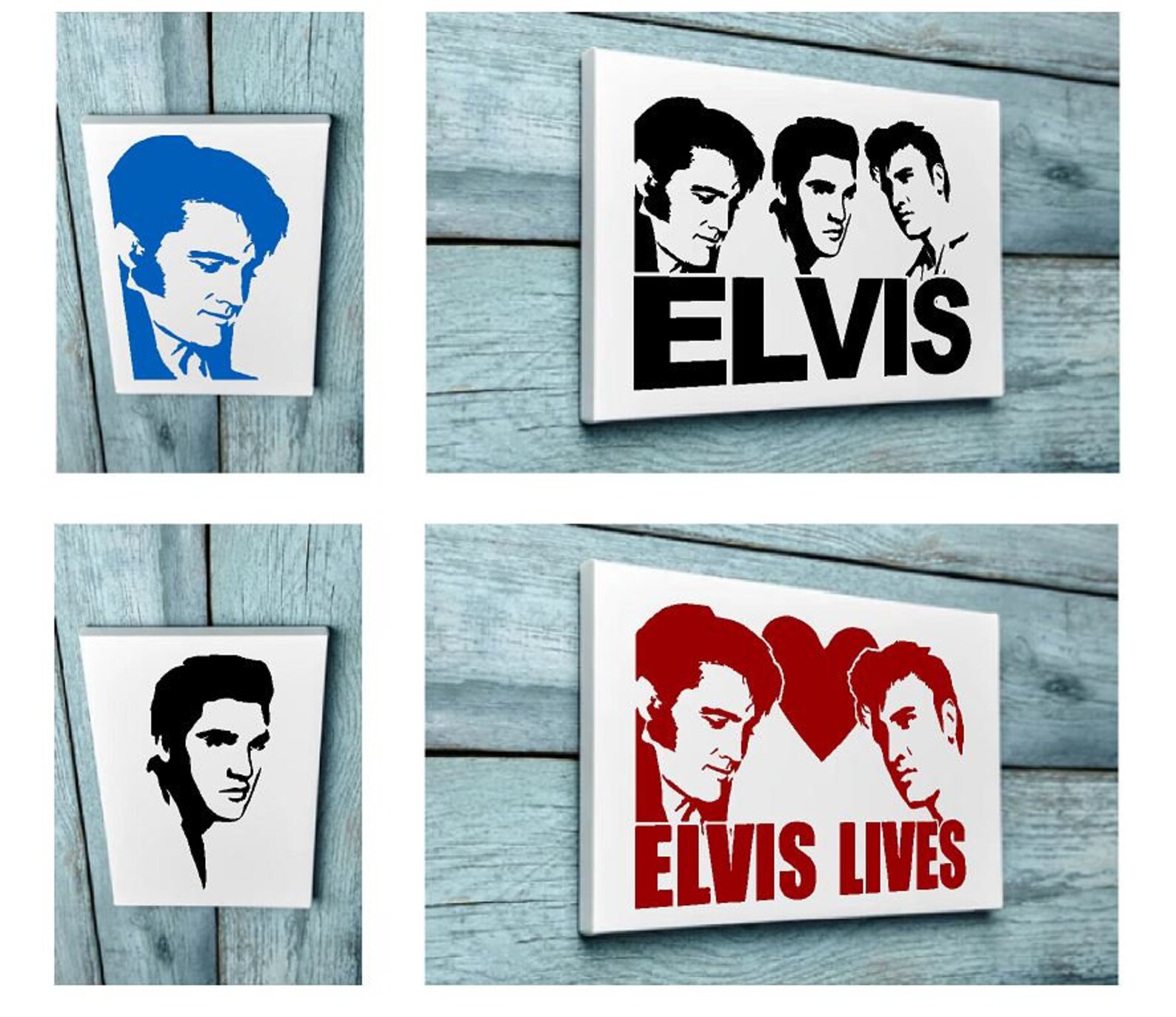Elvis Presley Stencil: Reusable 190 Micron Painting Template (A3/A4) - Etsy