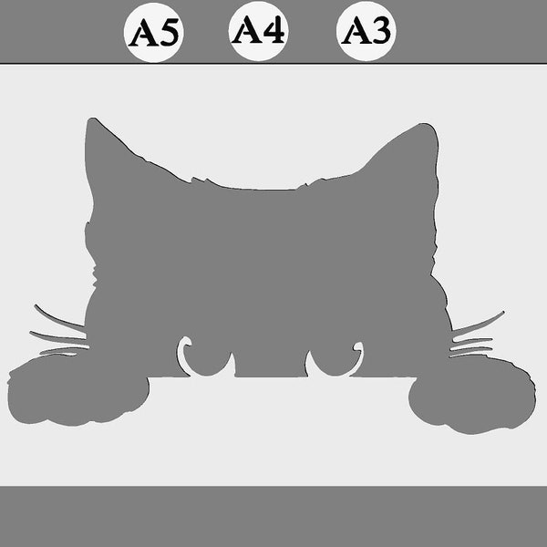 Cat Stencils for Painting - Etsy