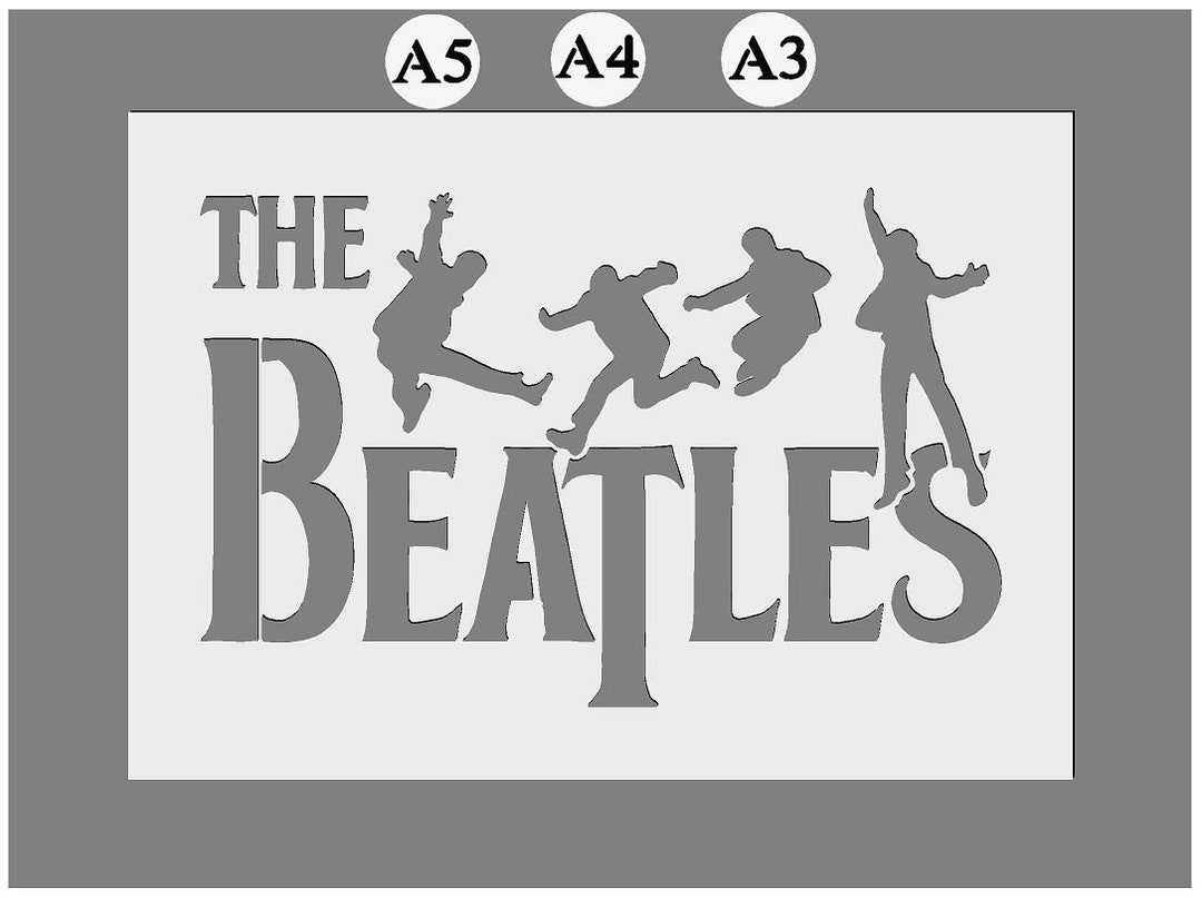 Pop Icon Mylar Stencil in A3/A4/A5 Sheet Sizes Thicker 190 Micron ...