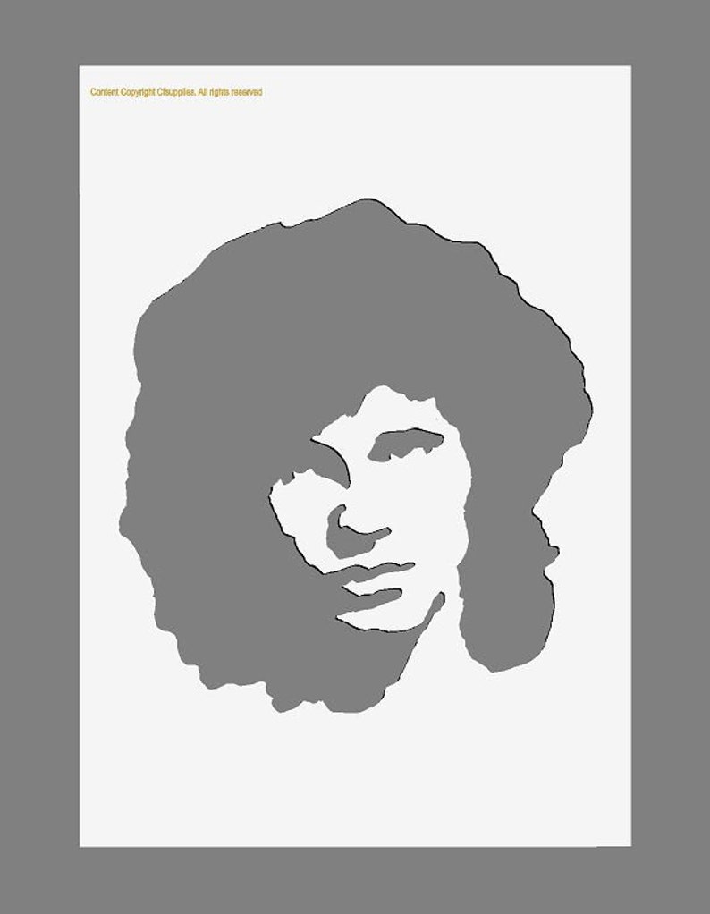 Jim Morrison Stencils in A3/A4/A5 Sheet Sizes Thicker 190 - Etsy UK