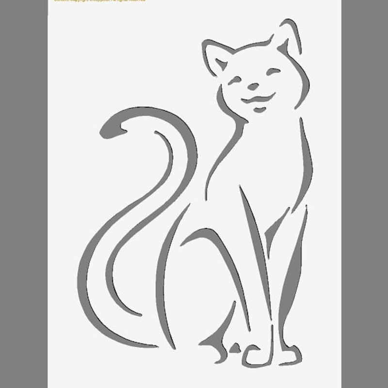 Cat Stencils - Etsy
