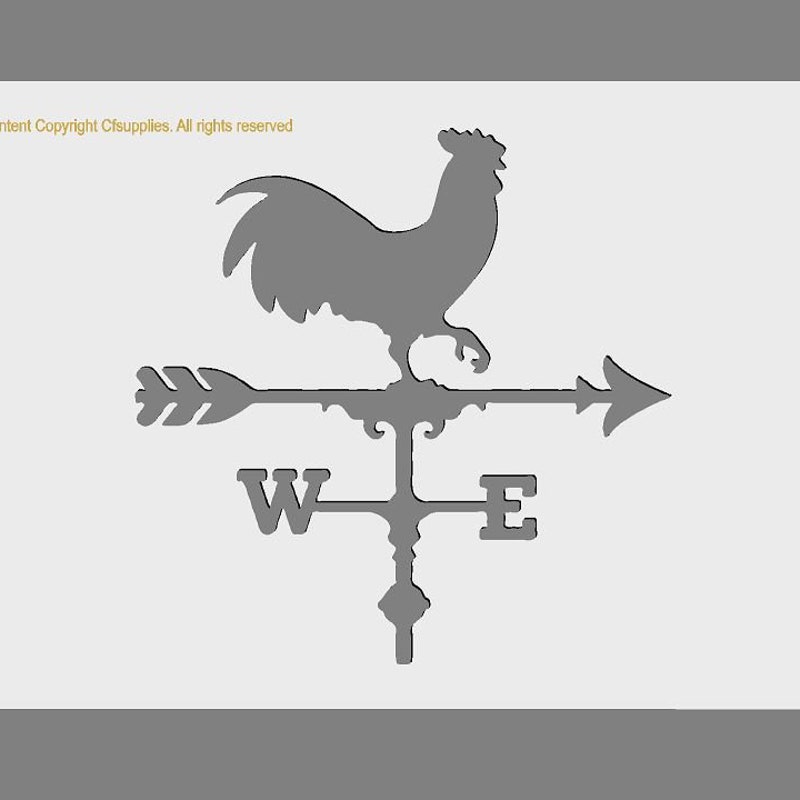 Rooster Stencil - Etsy