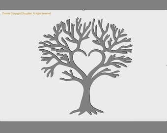 Simple Tree Of Life Stencil