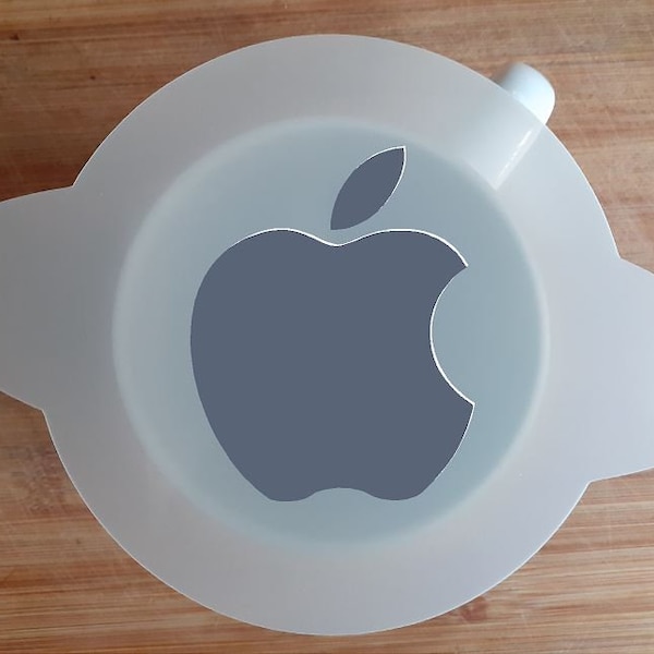 Apple Stencil - Etsy
