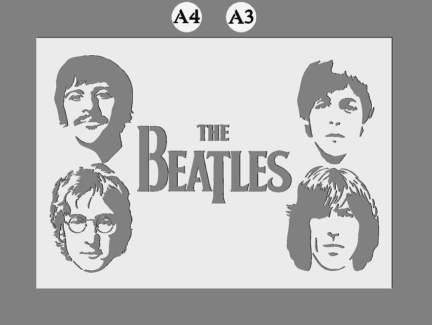 Beatles Logo Drawings