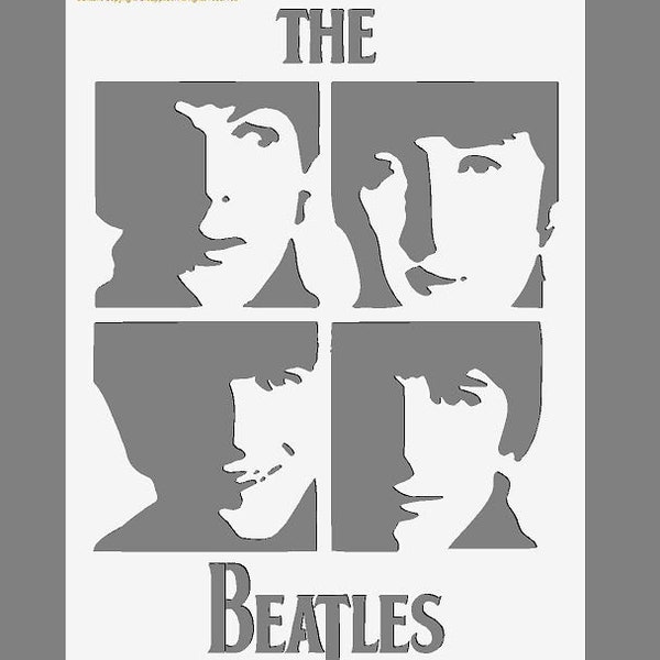 Paul Mccartney Stencil - Etsy