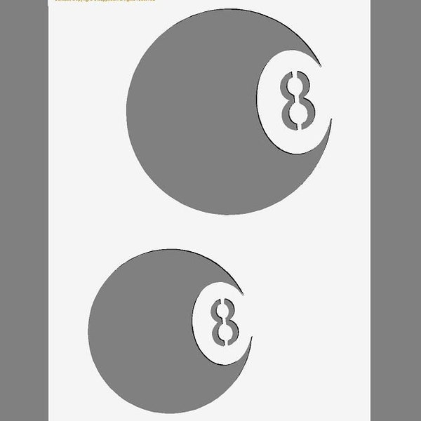 Stussy 8 Ball Stencil - Etsy