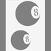 8 Ball Mylar Stencil: Reusable Painting Template (A3/A4/A5) - Etsy