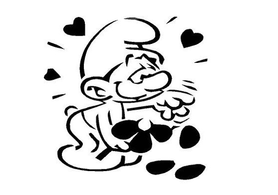Boy Smurf Theme Polyester Stencils in A3/A4/A5 sheet sizes | Etsy