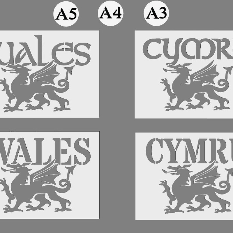 Welsh Dragon Template - Etsy UK