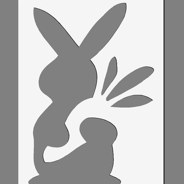 Rabbit Stencils - Etsy UK