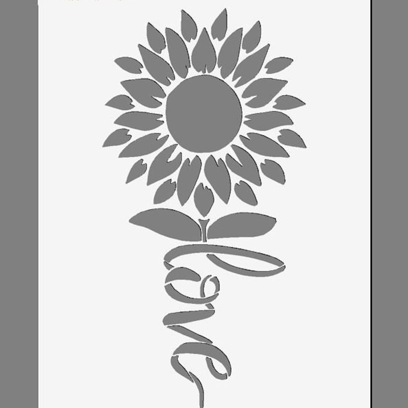 Love Stencil - Etsy
