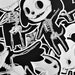 Skeleton Crossing Sticker Pack - Etsy