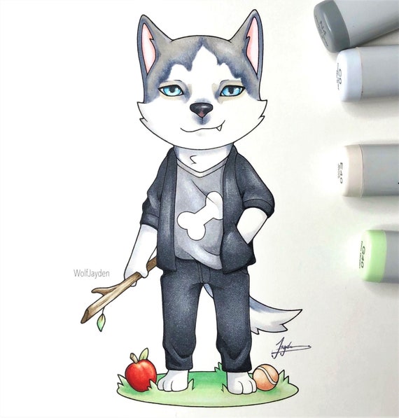Art Commission Custom Villager Drawing | Etsy