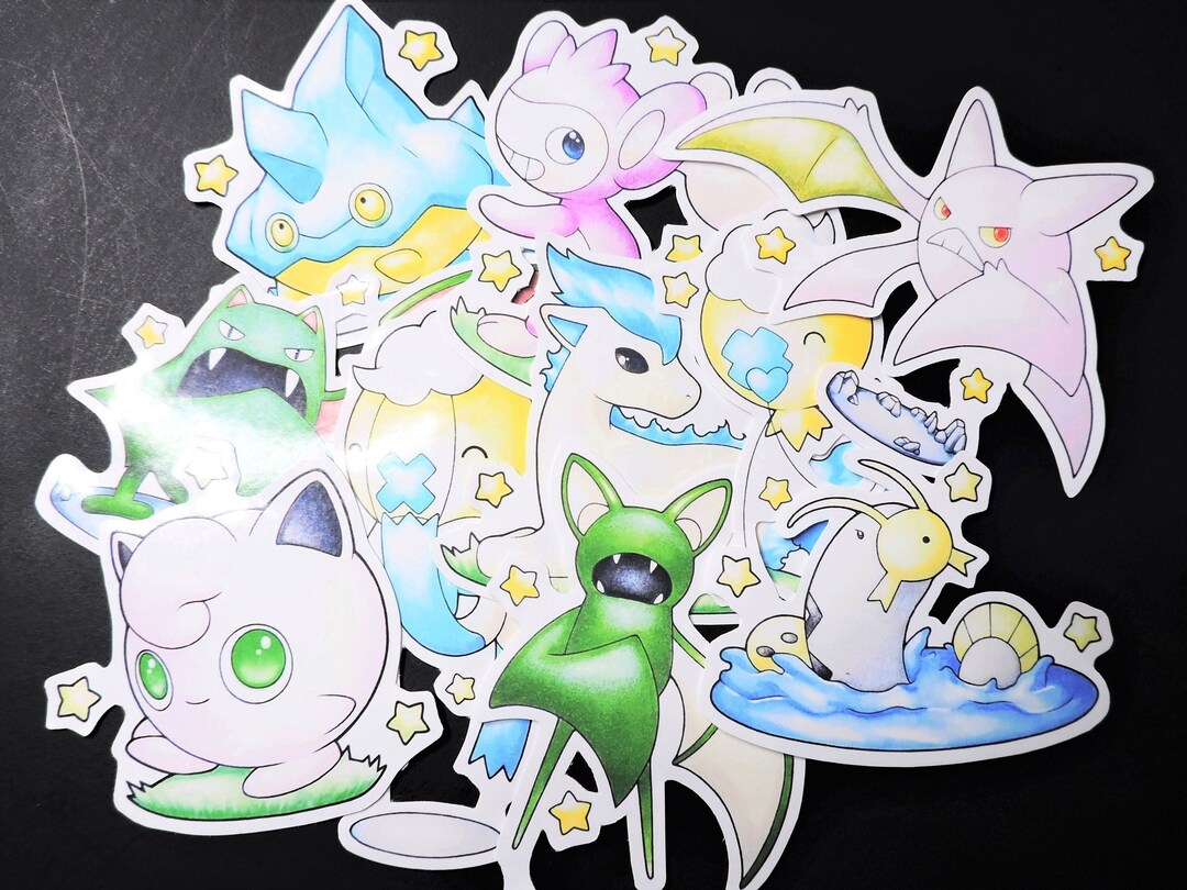 Shiny Friends Sticker Pack - Etsy