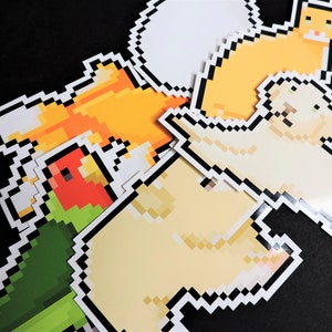 Pixel Pets Sticker Pack - Etsy