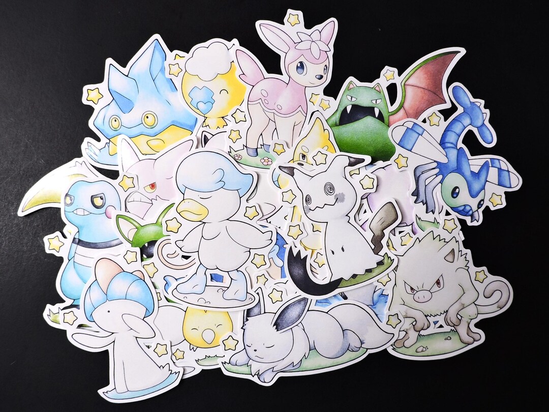 Shiny Friends Sticker Pack - Etsy