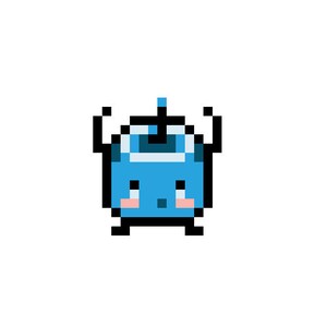 Stardew Valley Blue Junimo Sprite Cross Stitch Pattern (2 Poses) - Etsy