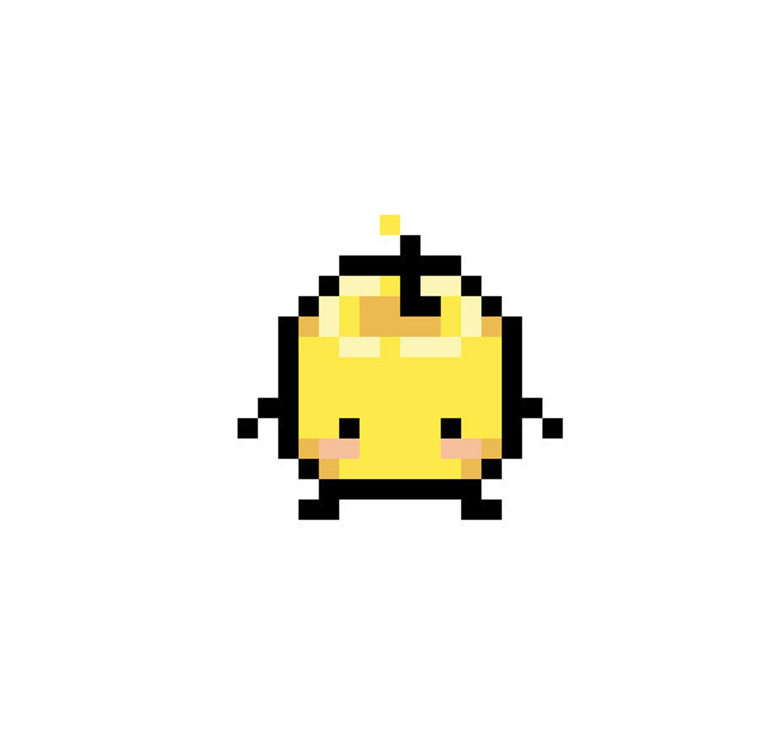 Stardew Valley Yellow Junimo Sprite Cross Stitch Pattern (2 Poses) - Etsy