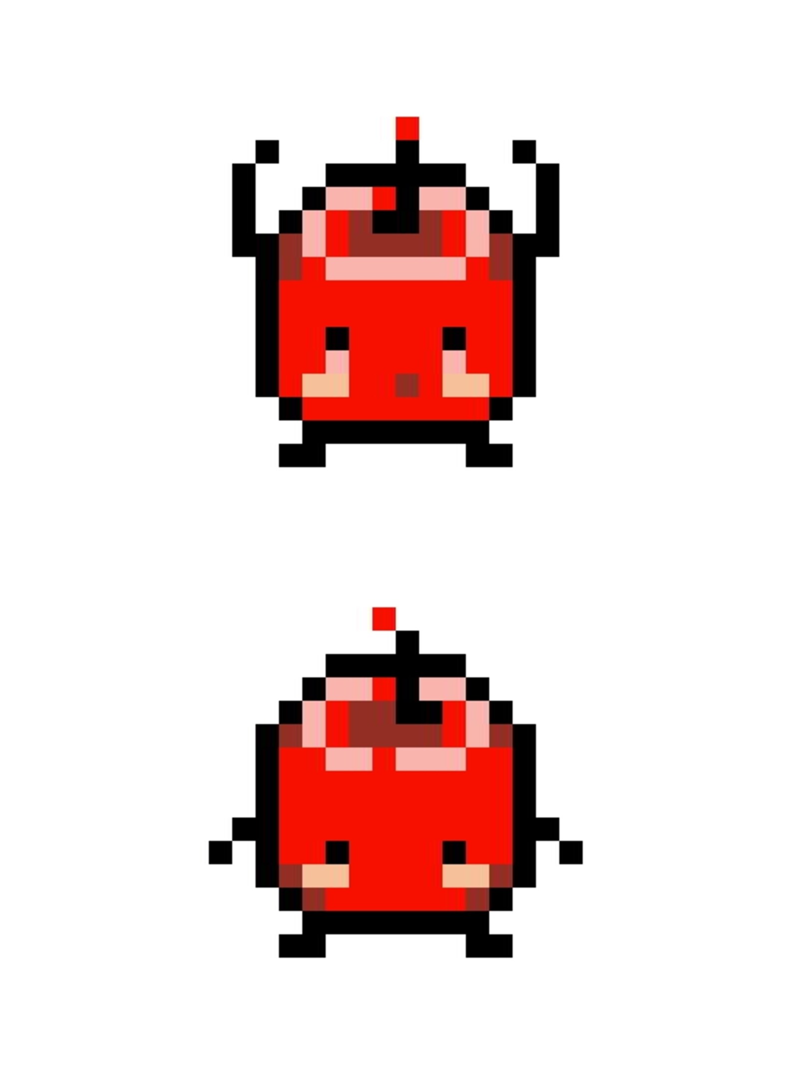 Stardew Valley Red Junimo Sprite Perler Cross Stitch Pattern (two Poses ...