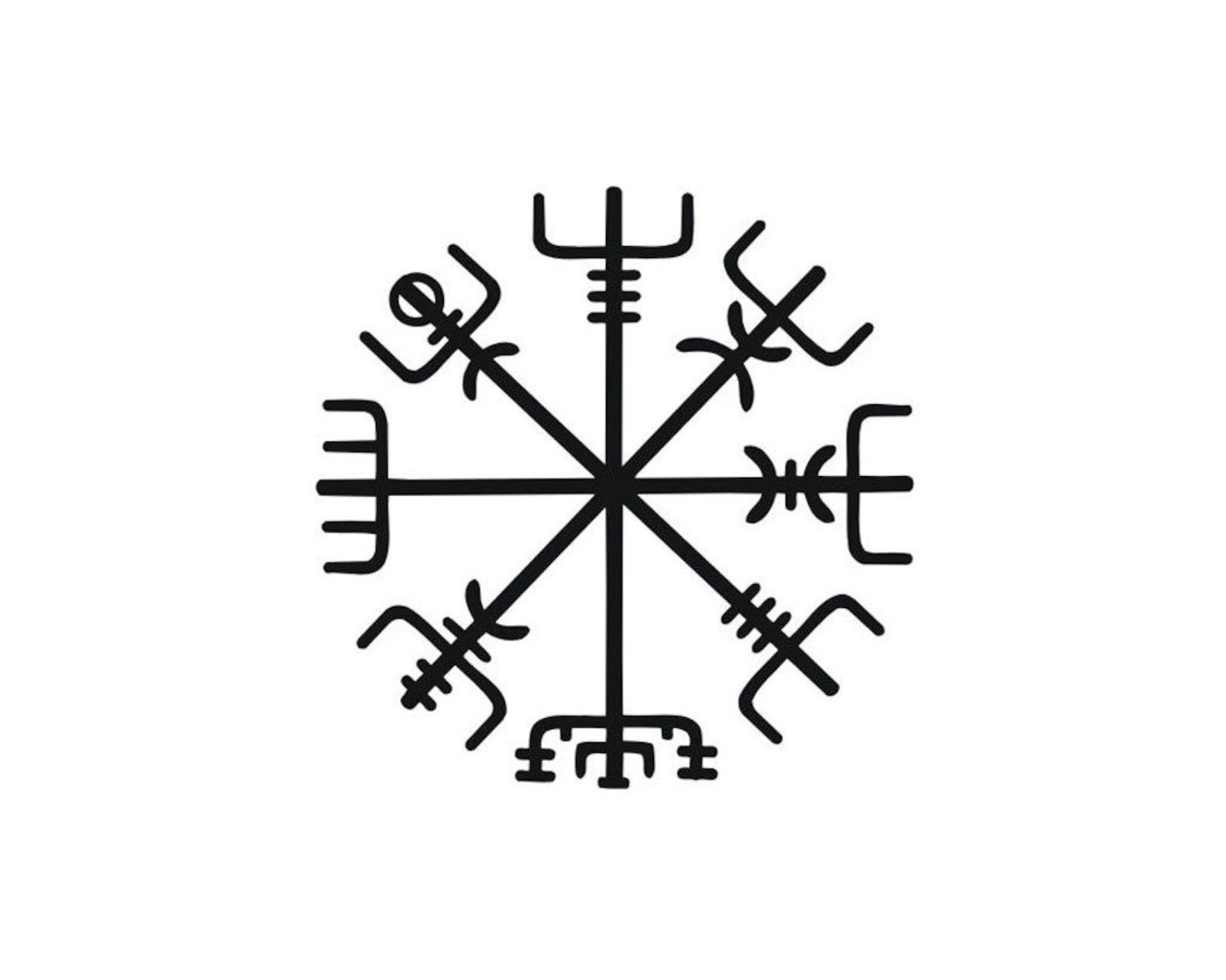 Viking Compass Vegvisir Cross Stitch Pattern - Etsy