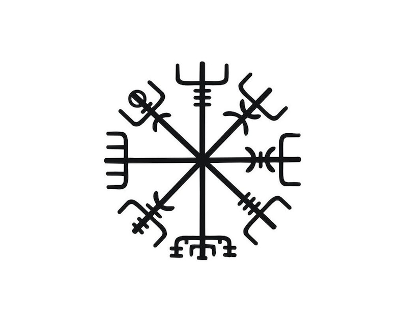 Viking Compass Vegvisir Cross Stitch Pattern - Etsy