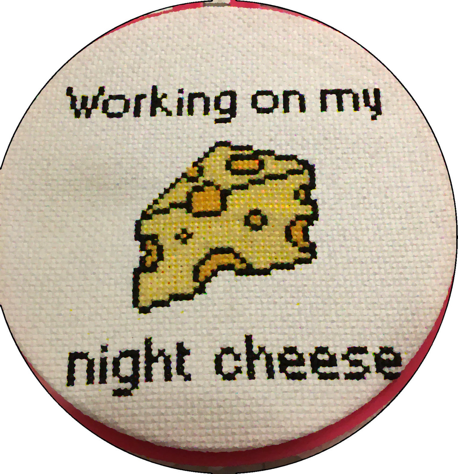 30 Rock Working on My Night Cheese Cross Stitch Pattern - Etsy