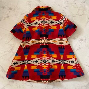 Pendleton Coat Jacket Overcoat Duster Red Opening Ceremony Wool ...