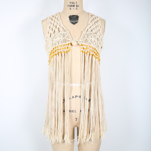 Macrame Vest - Etsy
