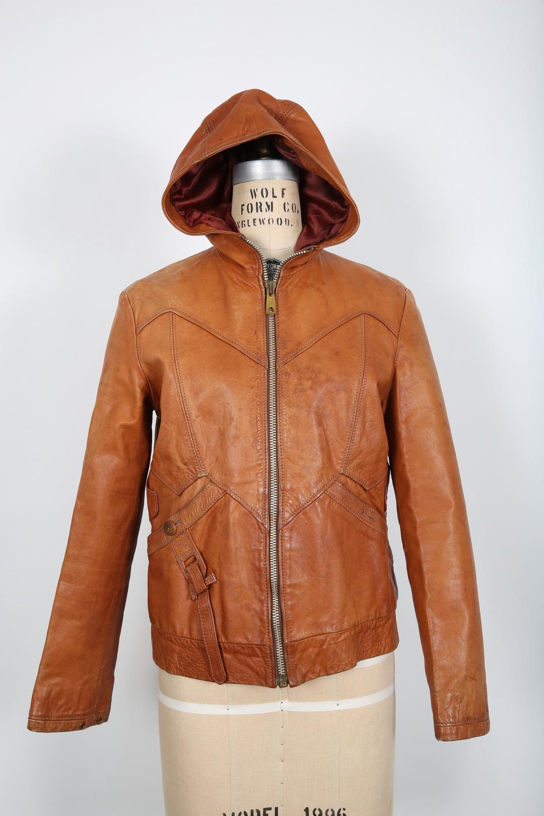 70s Vintage Jacket - East West Musical Instruments Jacket - Leather ...