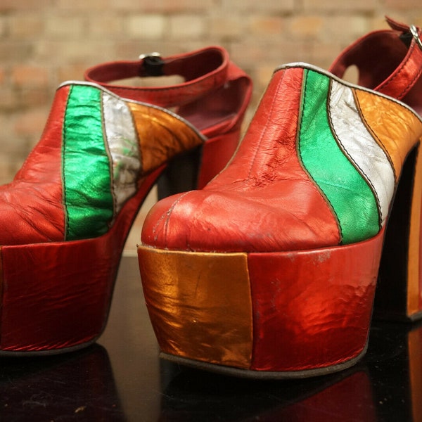 70s Platform Sandals - Etsy