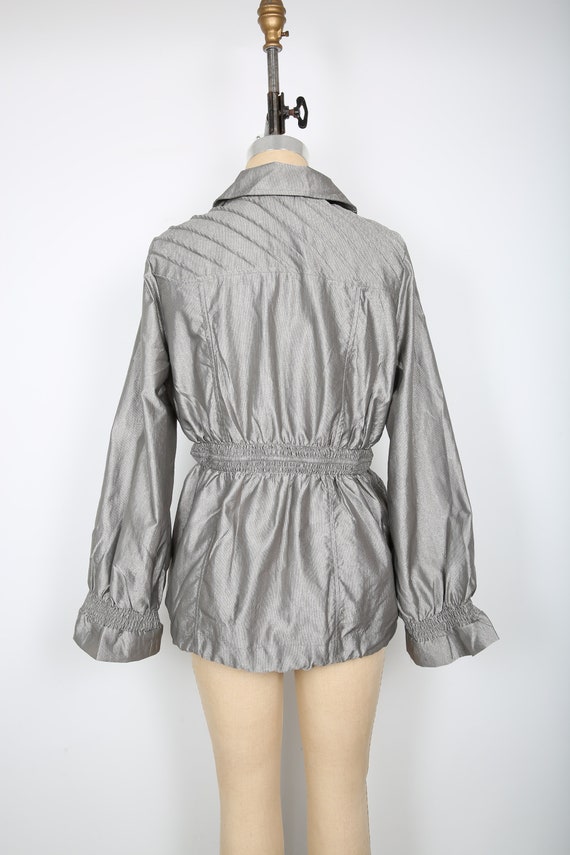 Vintage Silver Metallic Jacket, Atelier Made - Gem