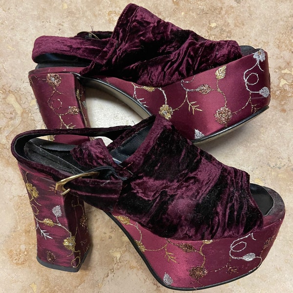 70s Platform Shoes - Etsy