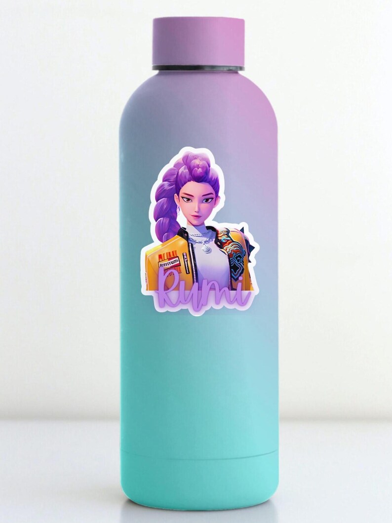 Kpop Demon Hunters Sticker, Rumi Character Sticker, Vinyl Waterproof ...