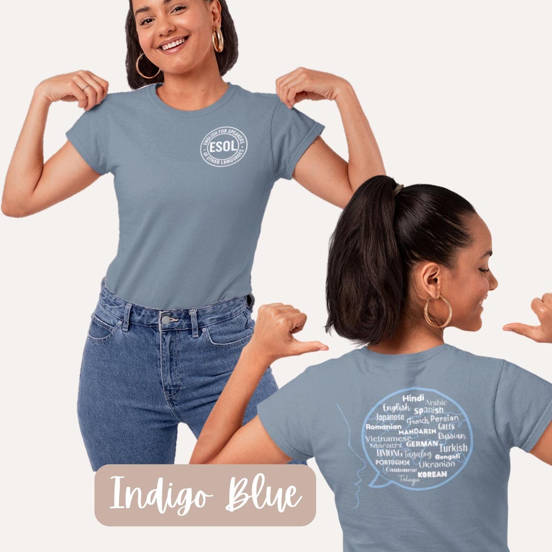 ESOL T Shirt, Esl Teacher Shirt, Celebrate Language & Connection ...