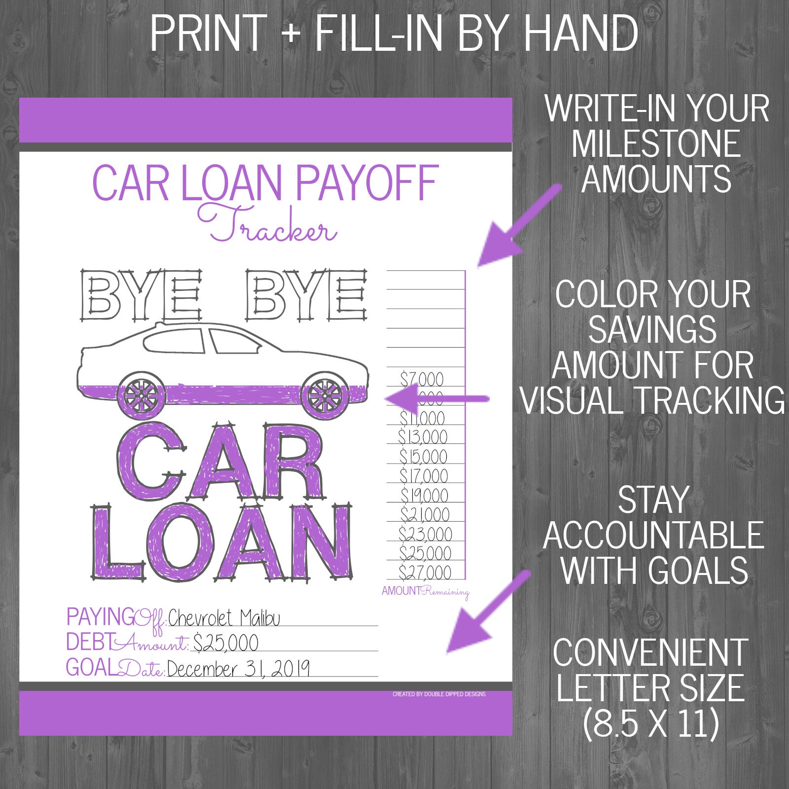 Debt Repayment Printable Tracker Bundle Student Loan Repayment Tracker ...