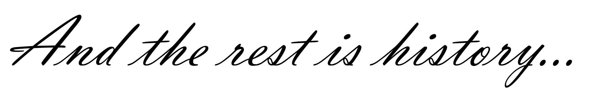 And the Rest is History... Vinyl Wall Art Design Home Decoration - Etsy